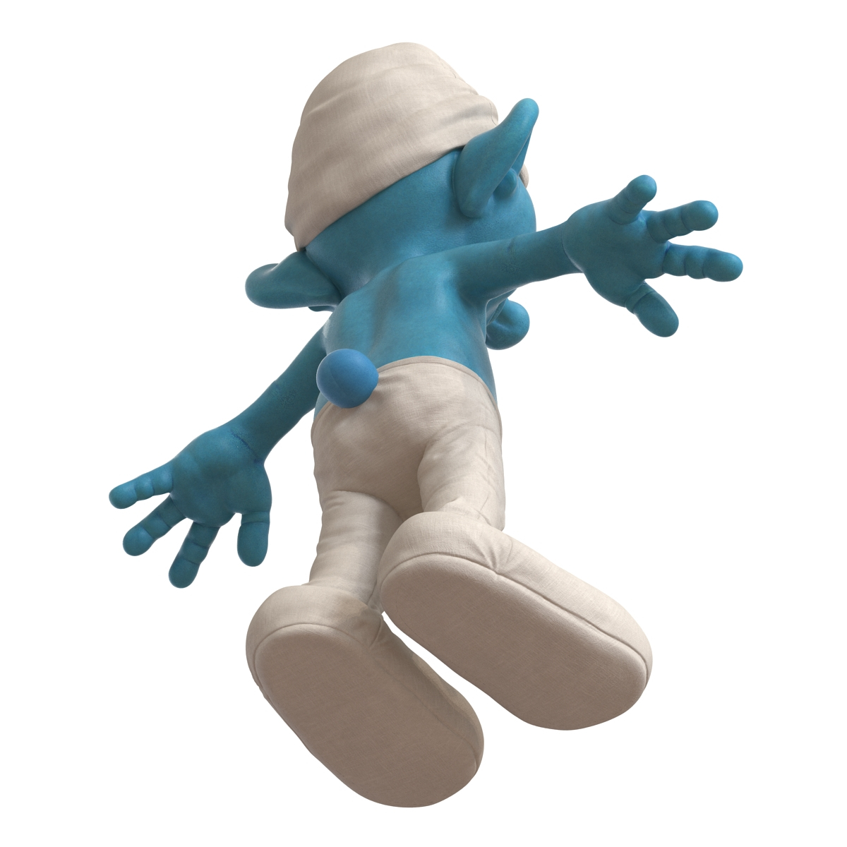 3d smurf rigged model