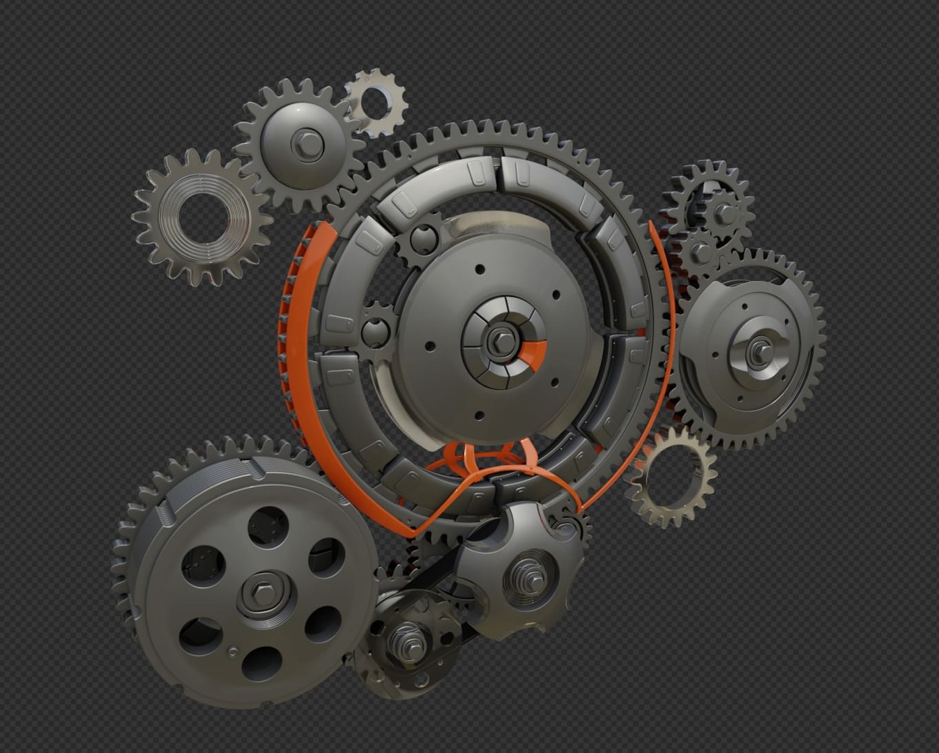 3D Animation Gears - TurboSquid 2023490
