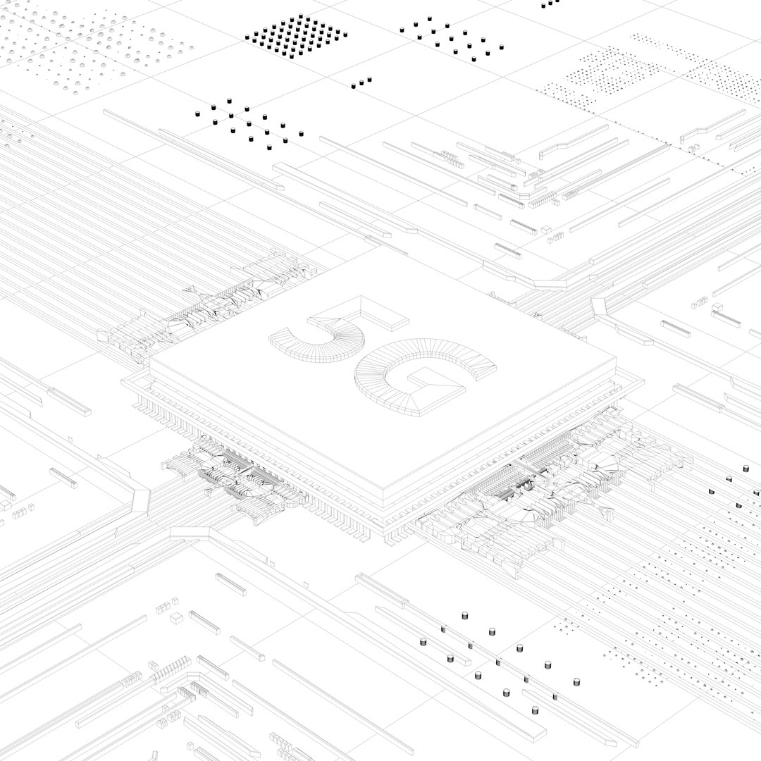 C4D Octane CPU Chip Model - TurboSquid 1799433