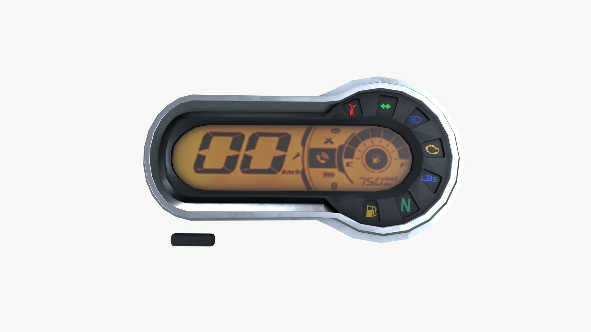 Splendor Bike Meter 3D Model - TurboSquid 2391872