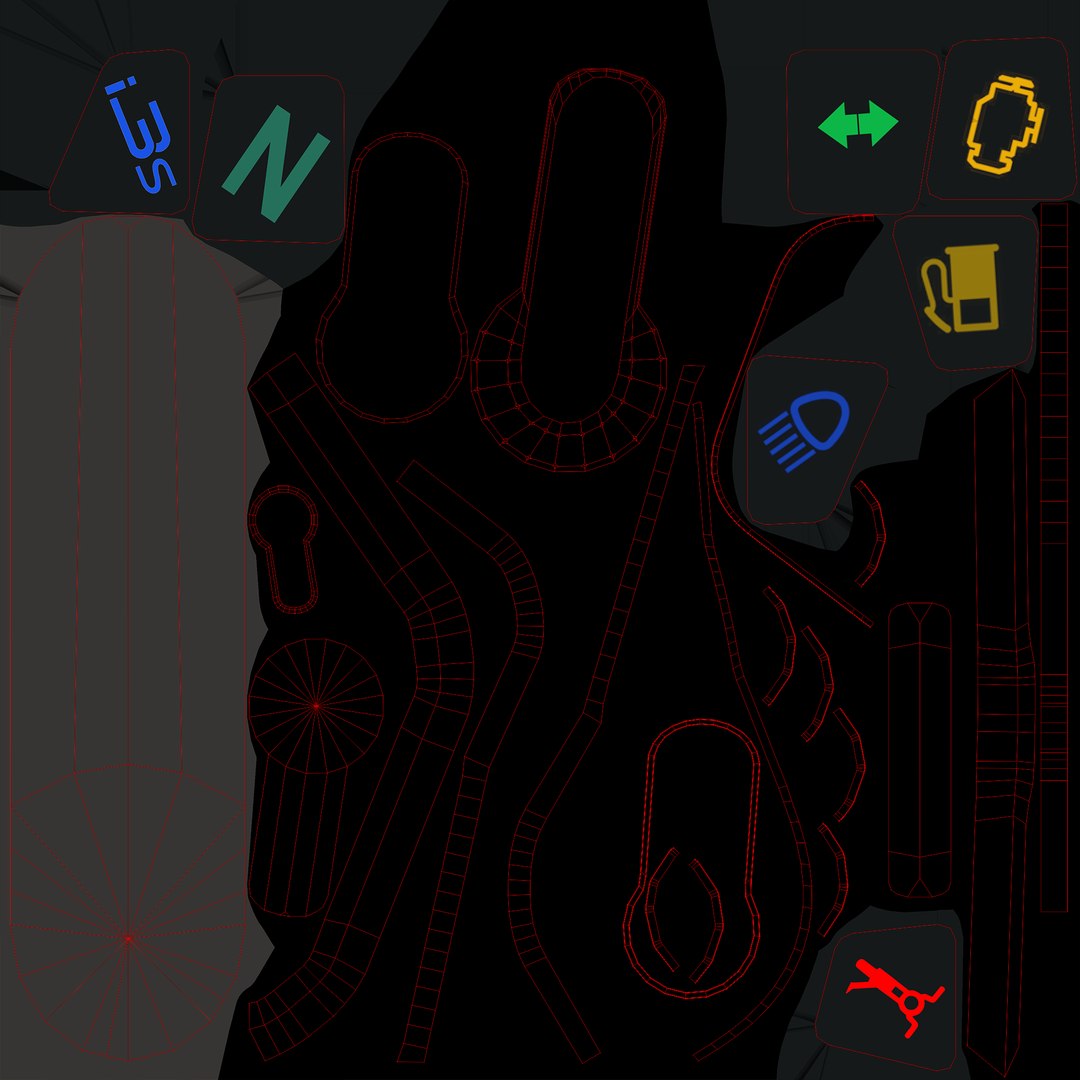 Splendor Bike Meter 3D Model - TurboSquid 2391872