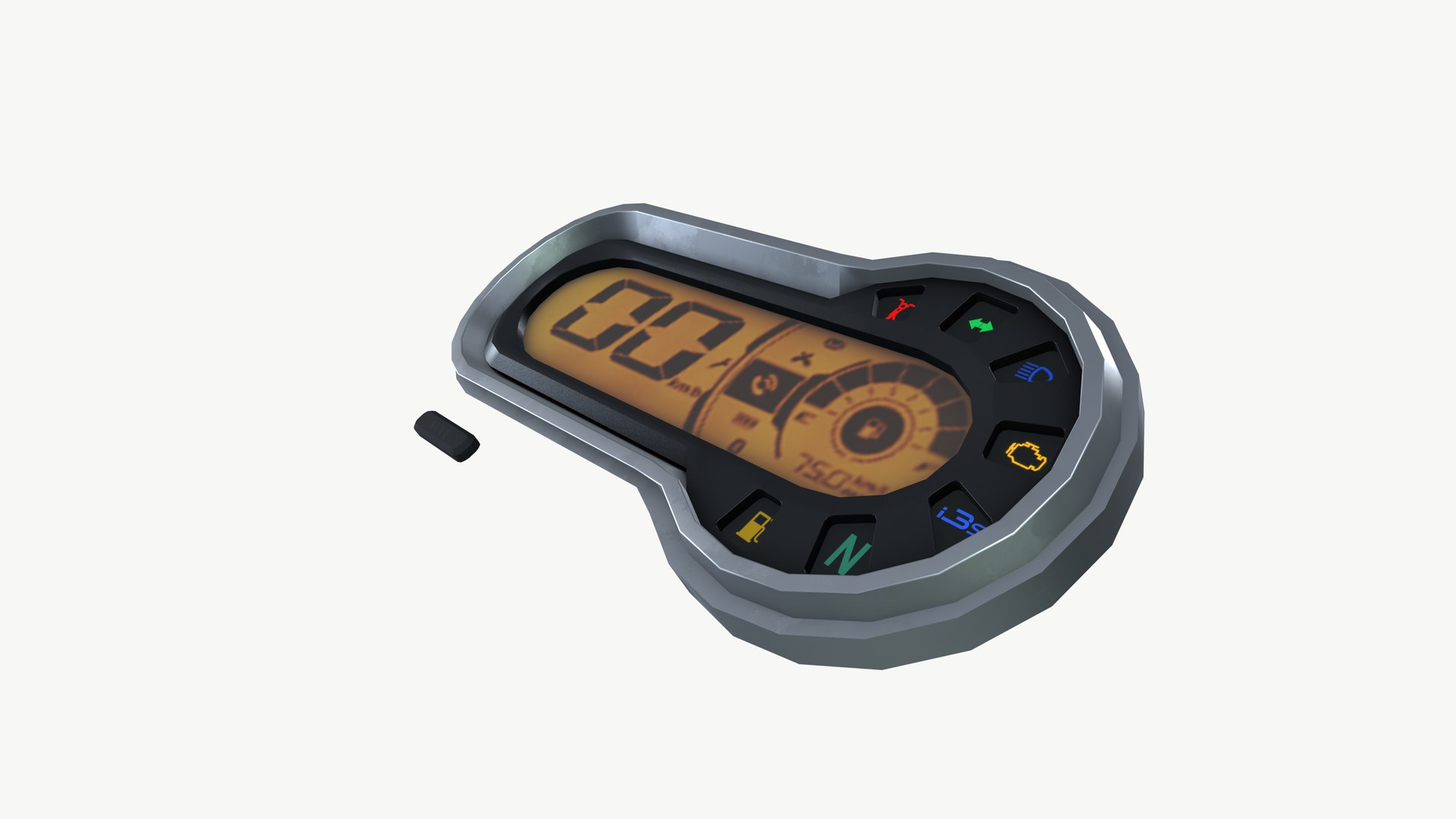 Splendor Bike Meter 3D Model - TurboSquid 2391872