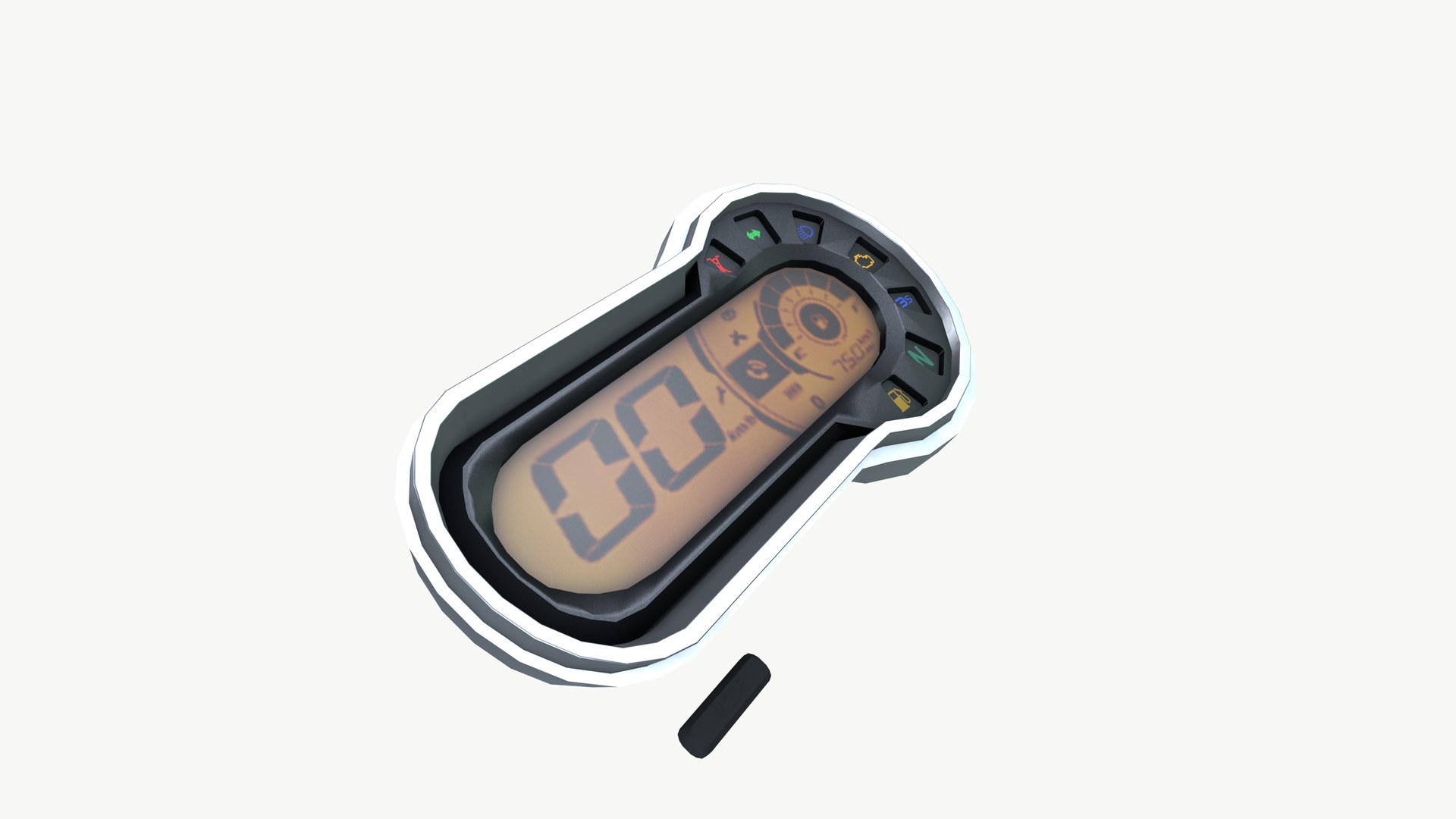 Splendor Bike Meter 3D Model - TurboSquid 2391872
