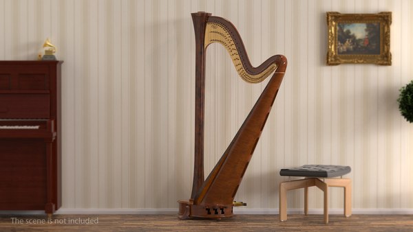 Stringed instruments 5 3D model - TurboSquid 1522535