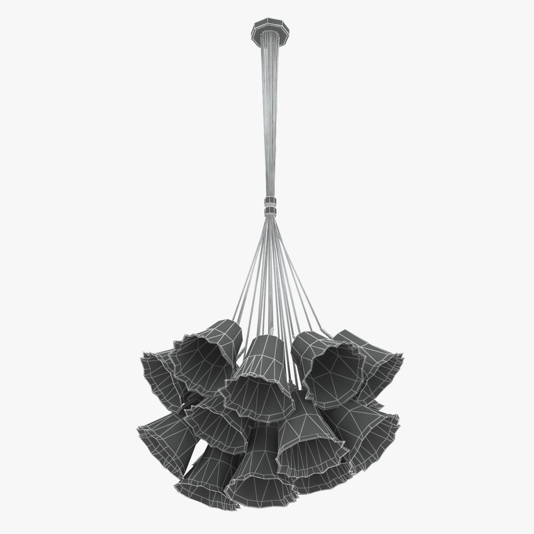 Flowers Ceiling Gia 3d Model