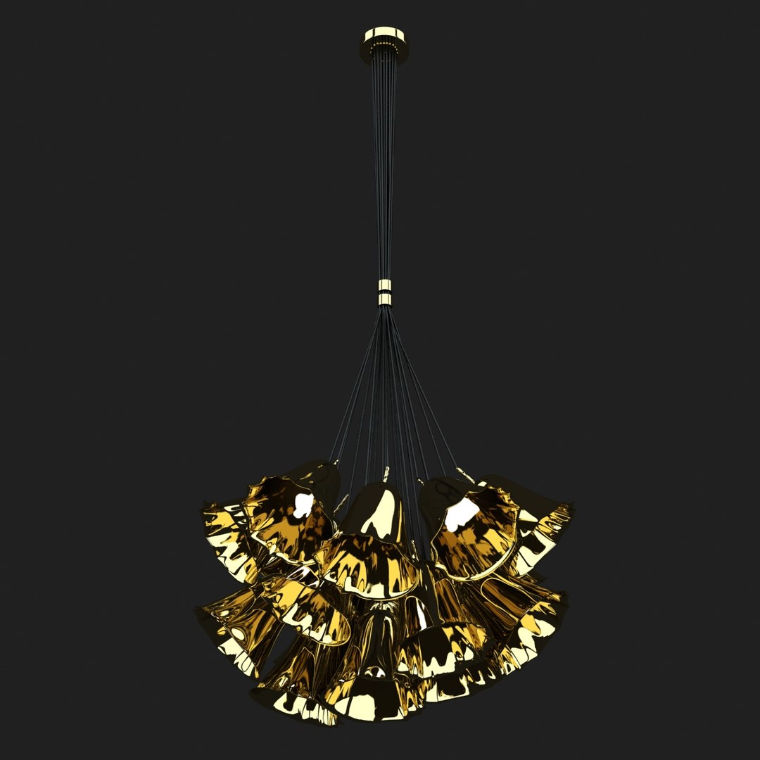 Flowers Ceiling Gia 3d Model