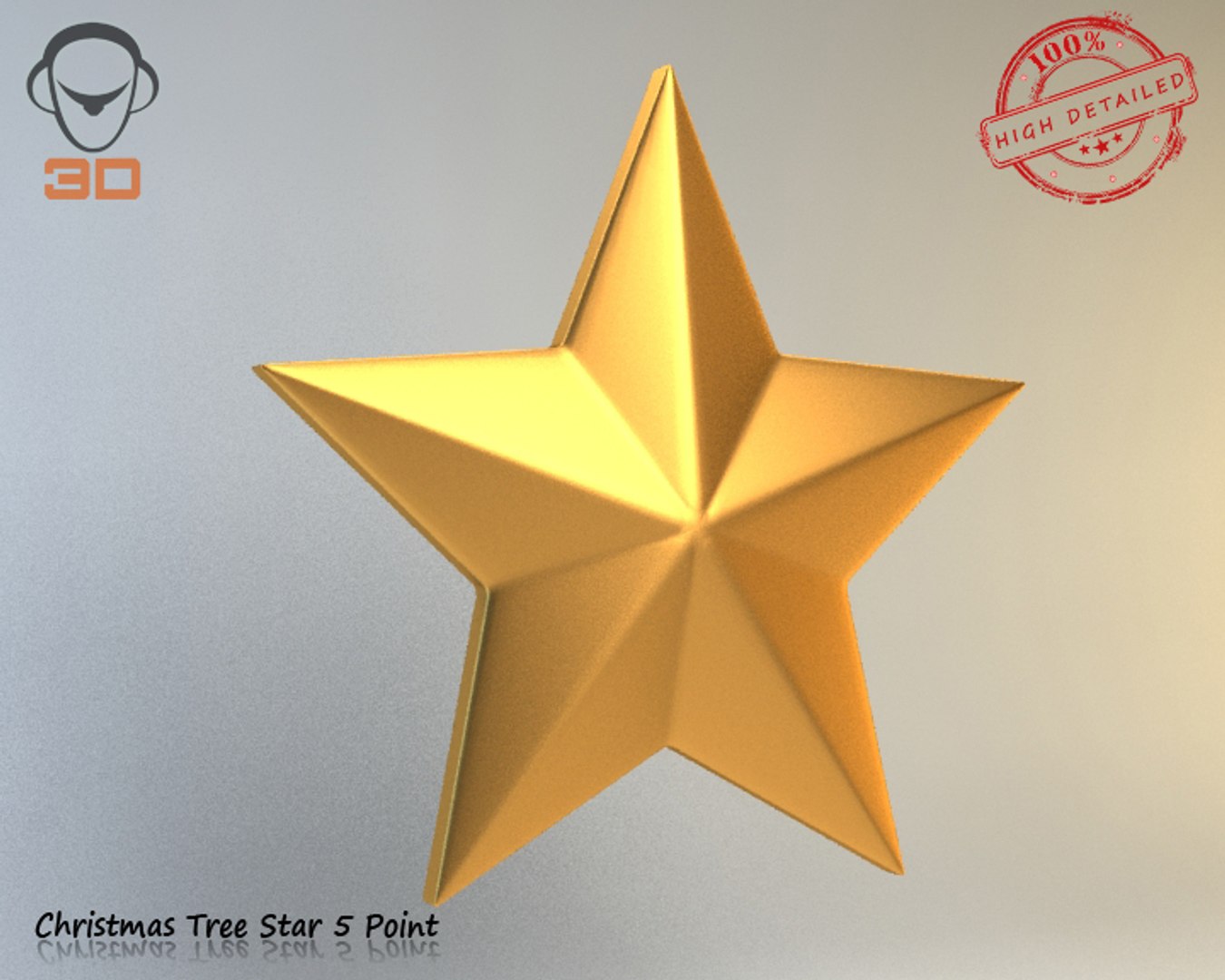 Christmas Tree Star 3d Max