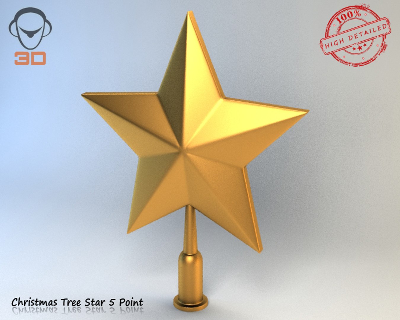 Christmas Tree Star 3d Max