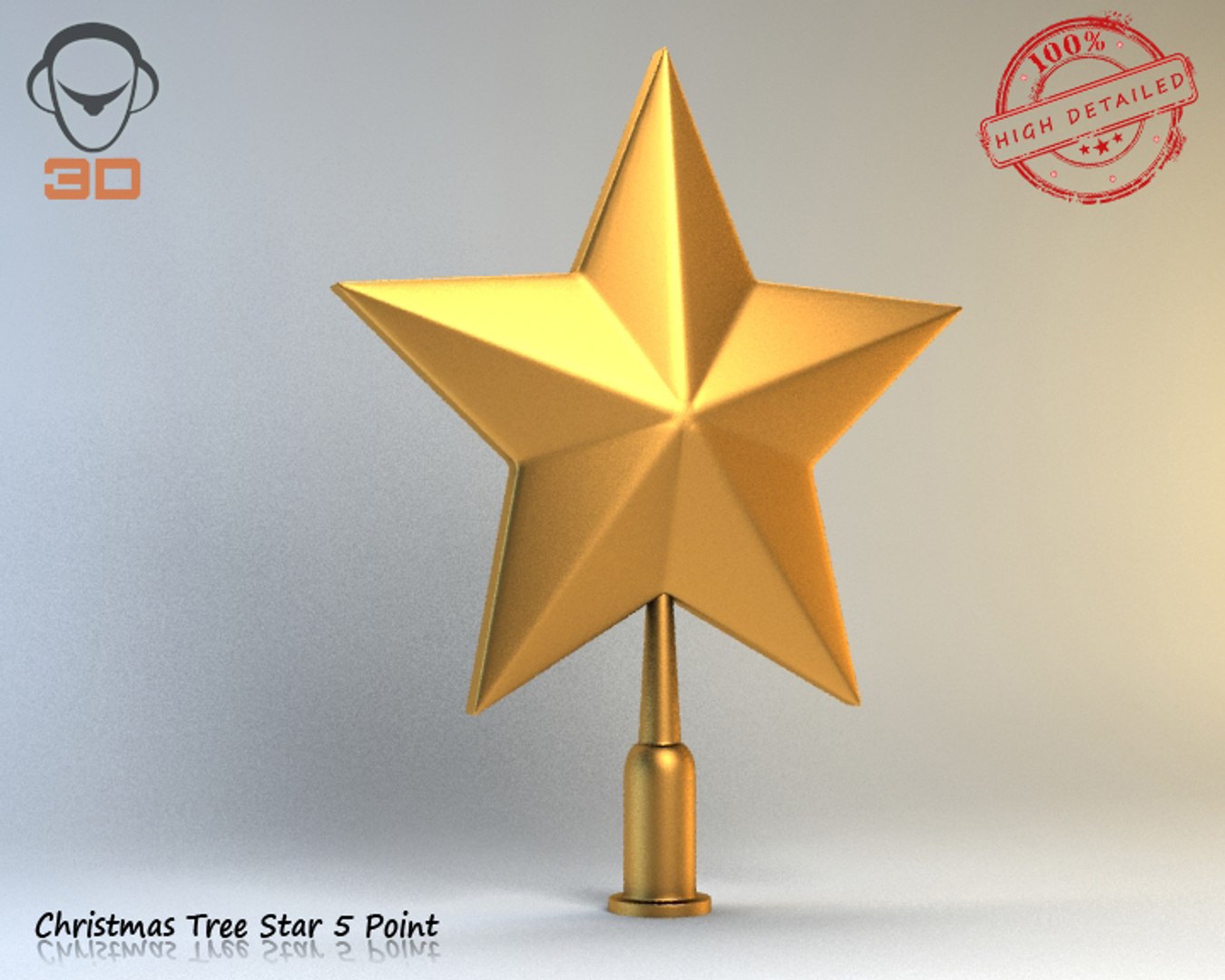 Christmas Tree Star 3d Max