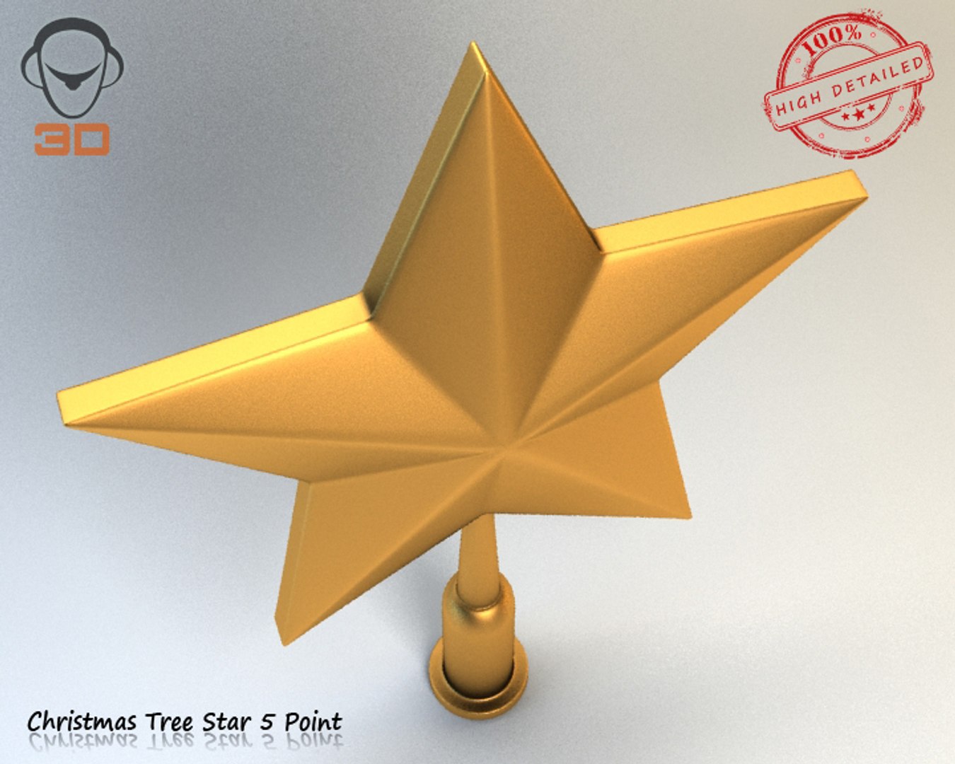 Christmas Tree Star 3d Max