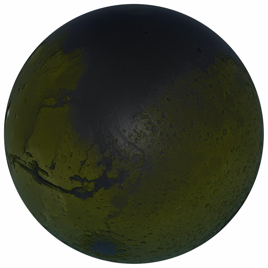 3d Globe Mars 2 Turbosquid 1428328