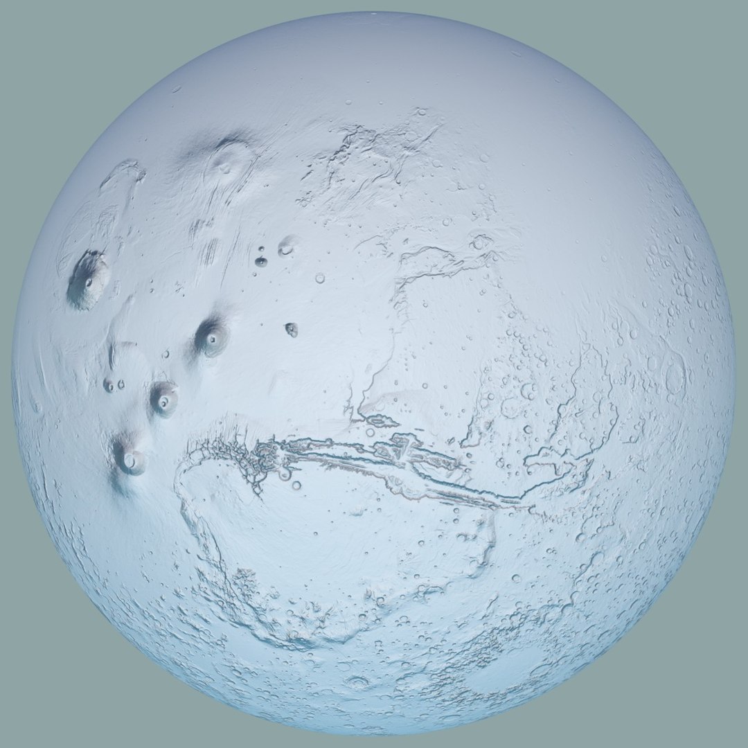3d Globe Mars 2 Turbosquid 1428328