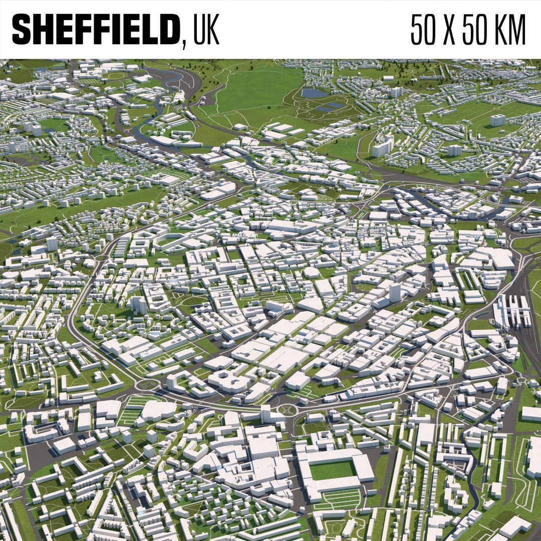 3D buildings houses maps model - TurboSquid 1553209