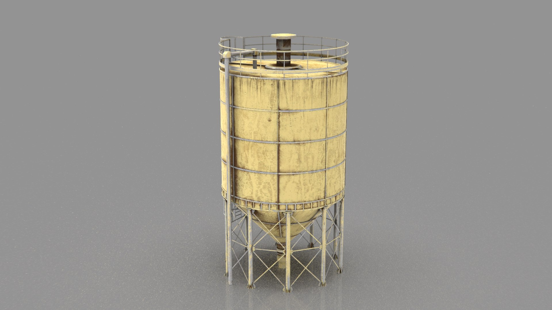 VERTICAL WATER SILO Model - TurboSquid 1750697