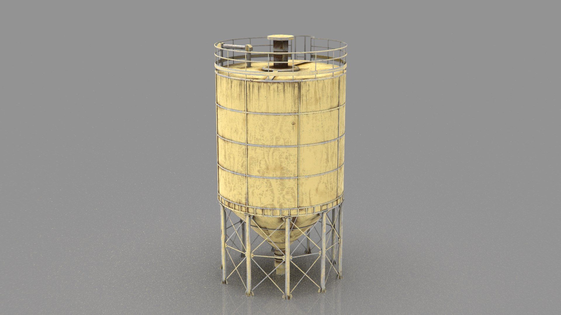 VERTICAL WATER SILO Model - TurboSquid 1750697