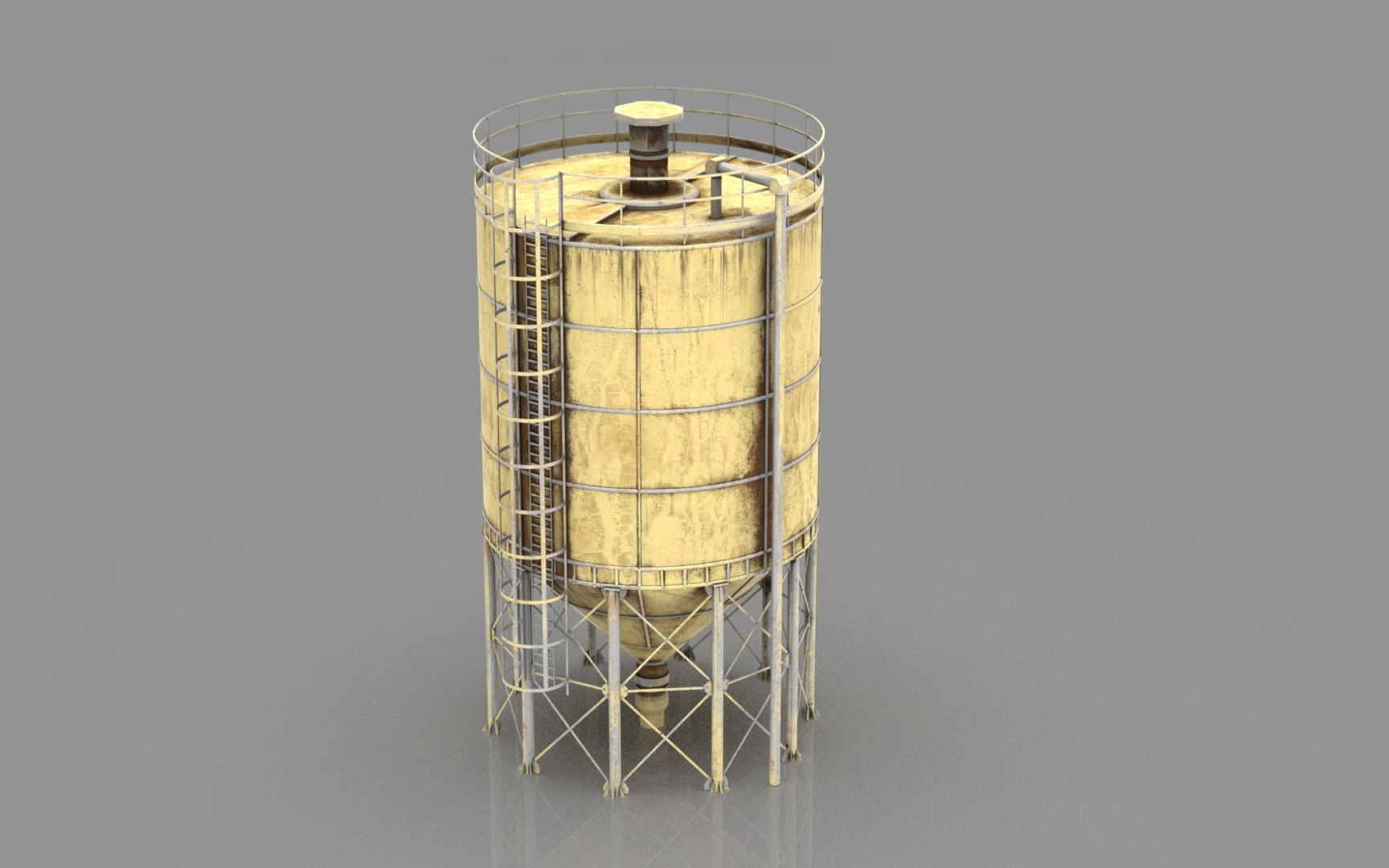 VERTICAL WATER SILO Model - TurboSquid 1750697