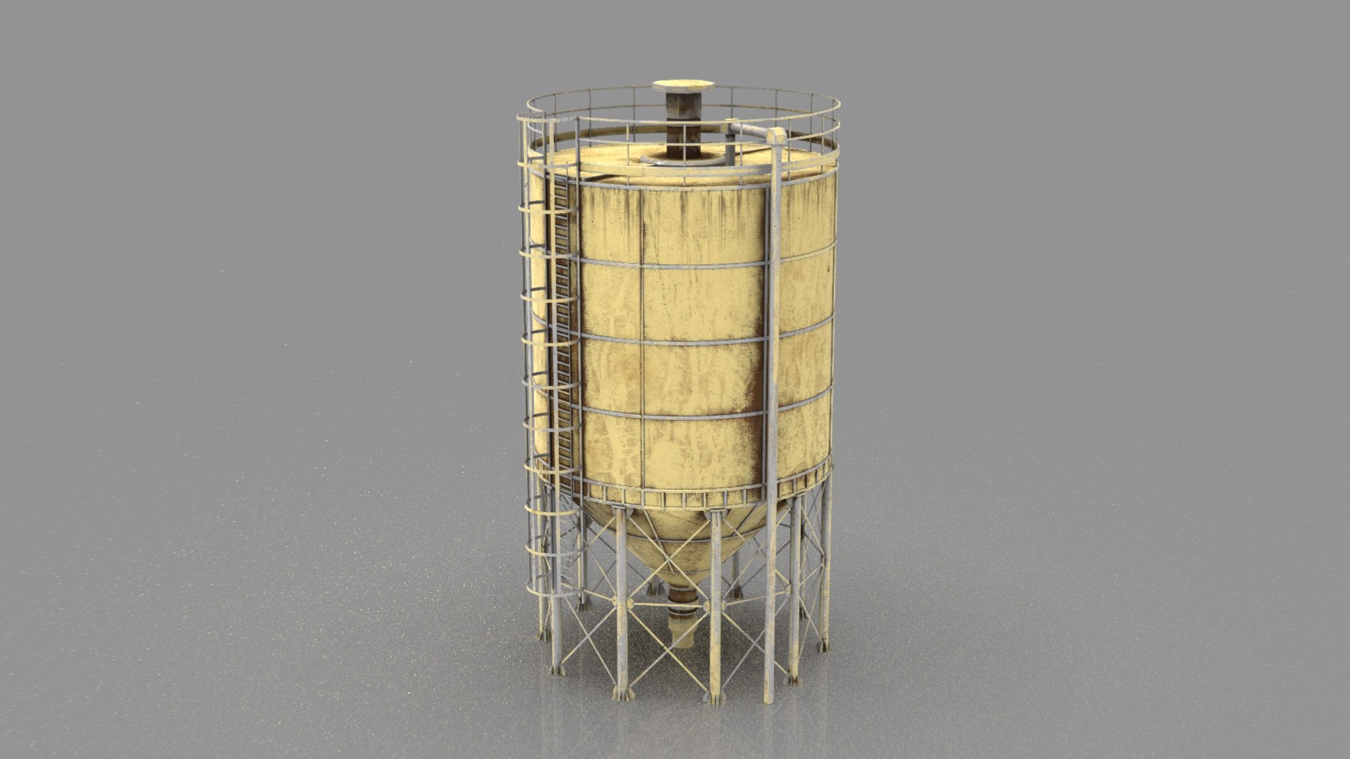 VERTICAL WATER SILO Model - TurboSquid 1750697
