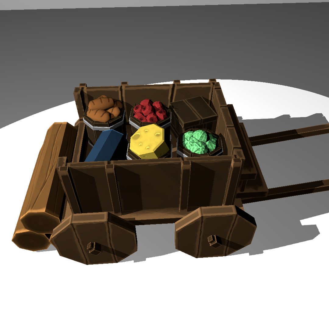3D Medieval Chariot - TurboSquid 1178352