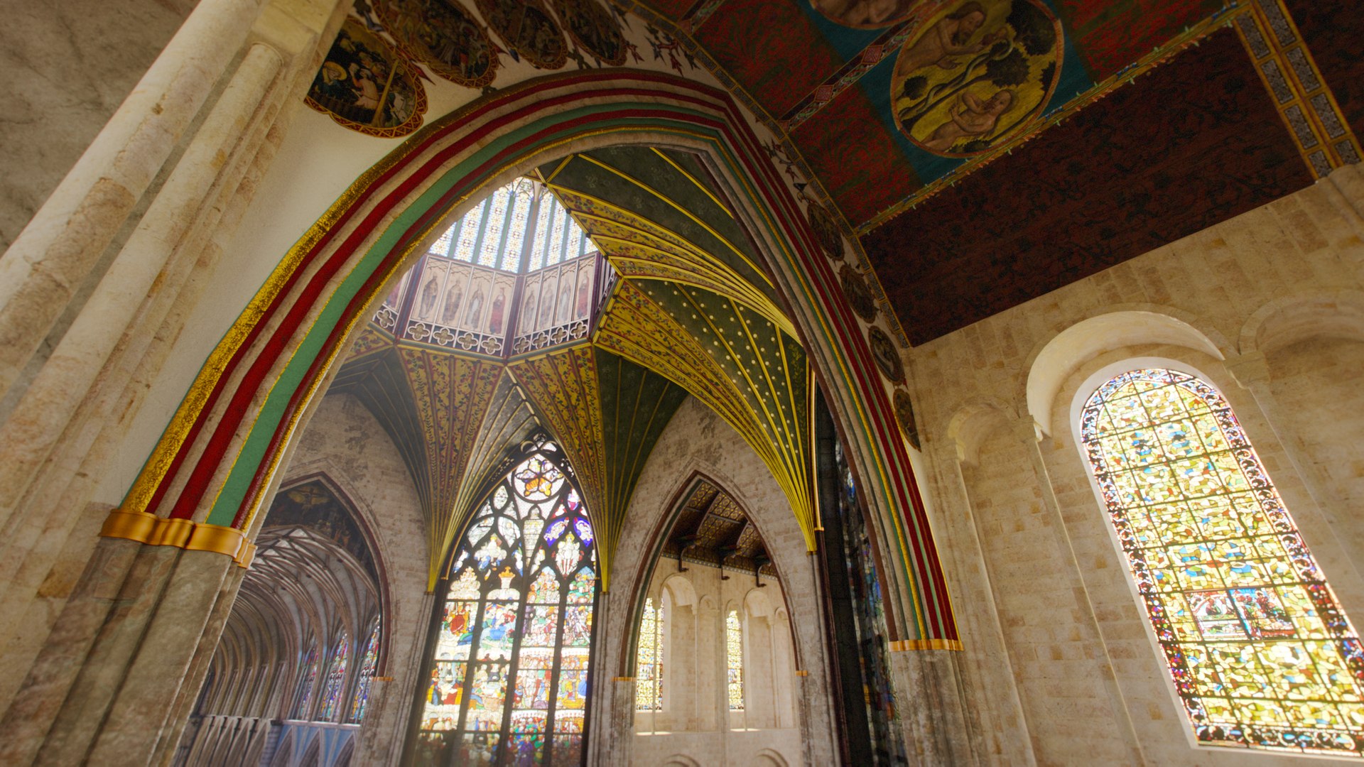 Cathedral Romanesque Nave TOP - ONLY 3D Model - TurboSquid 2460114