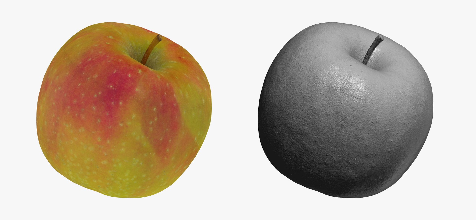 3D model Red Moon Apple 05 RAW Scan - TurboSquid 1957140