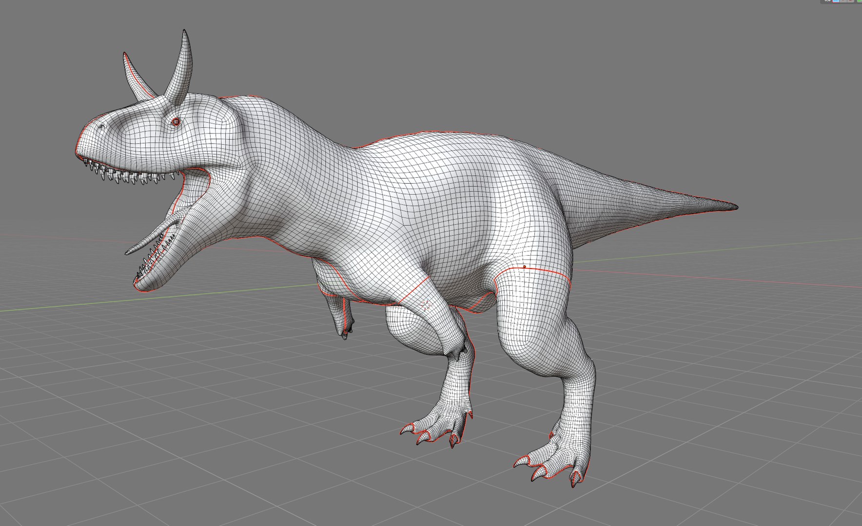 Carnotaurus Red 3D - TurboSquid 2578728