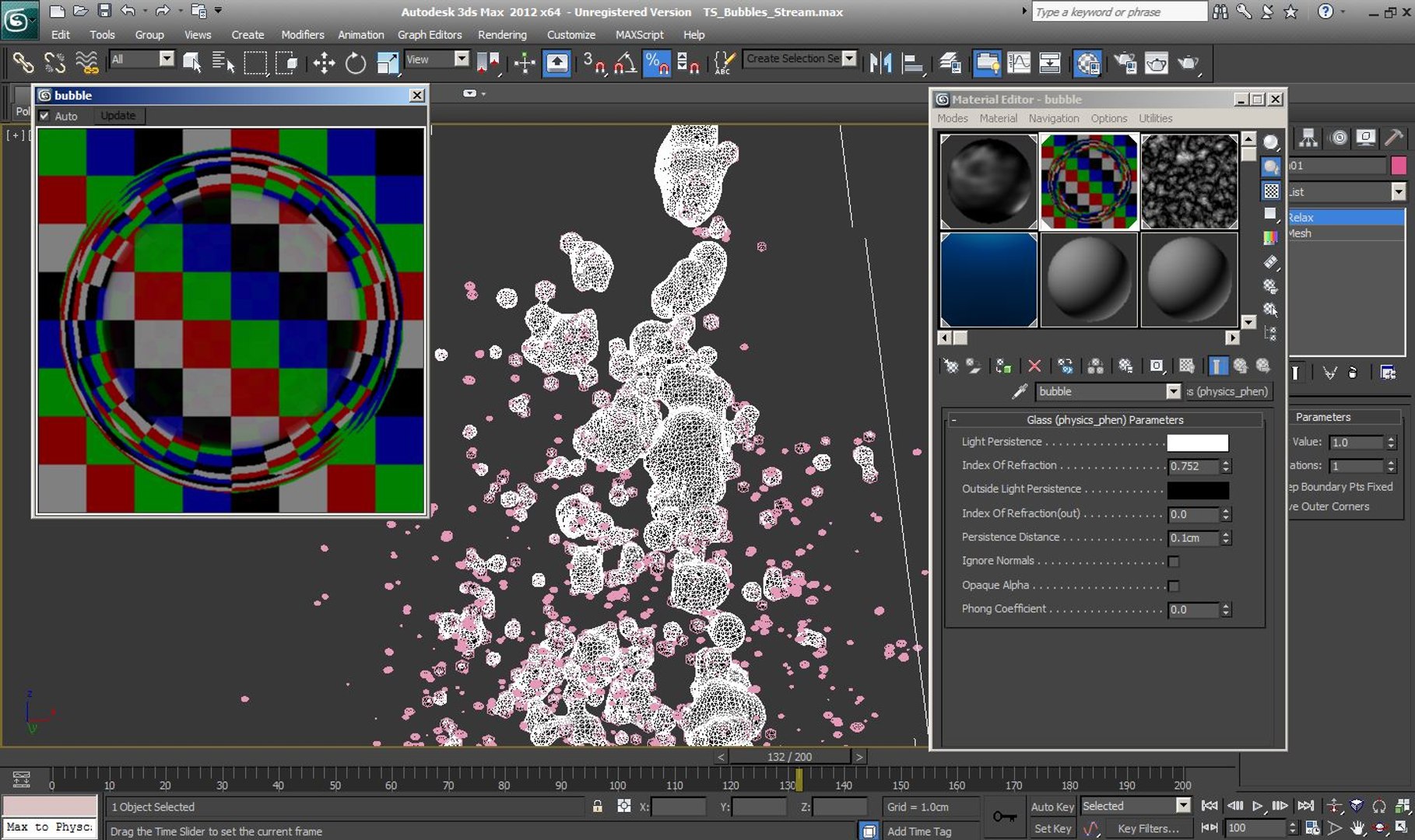 3d Model Underwater Bubble Stream