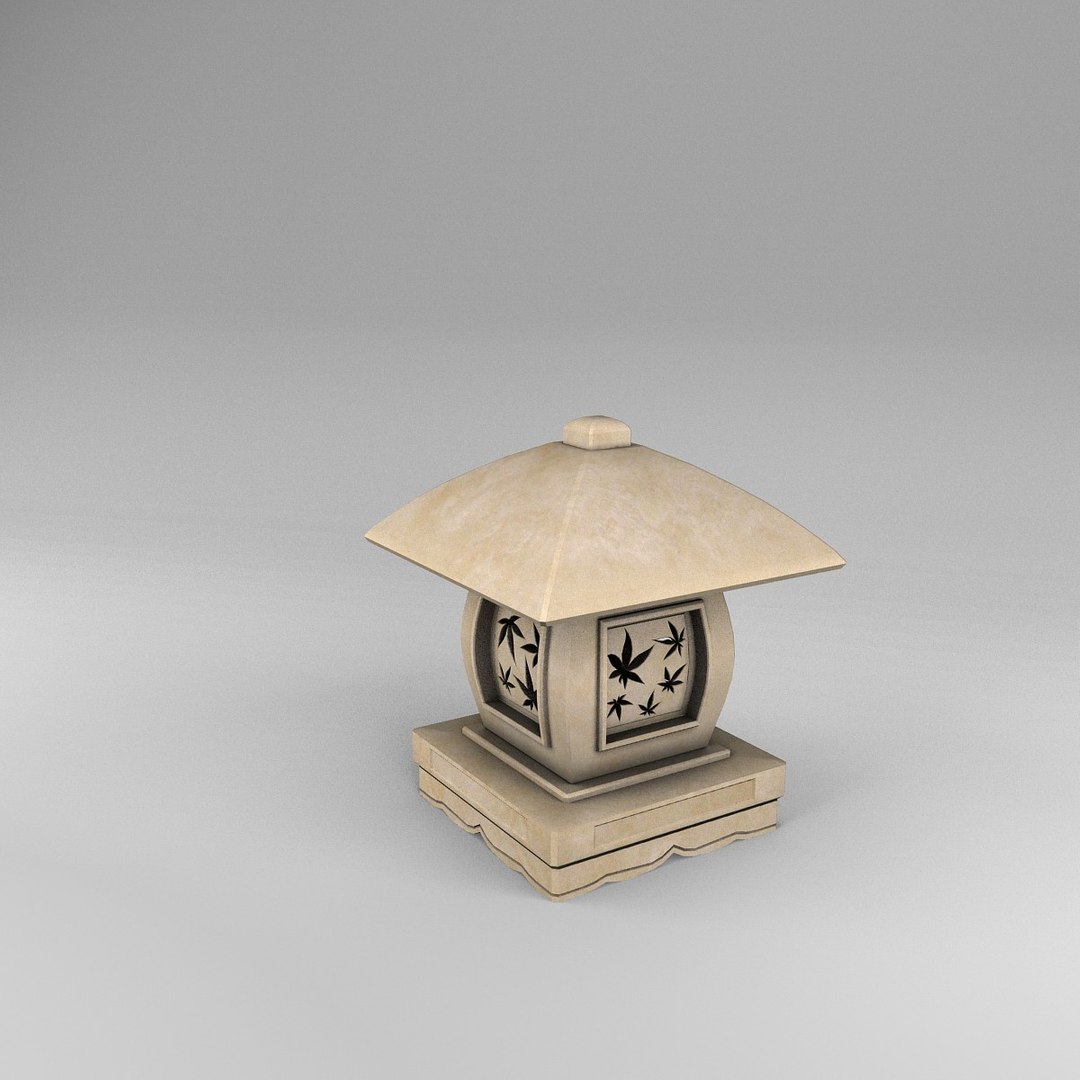 obj lantern oki-gata gardens