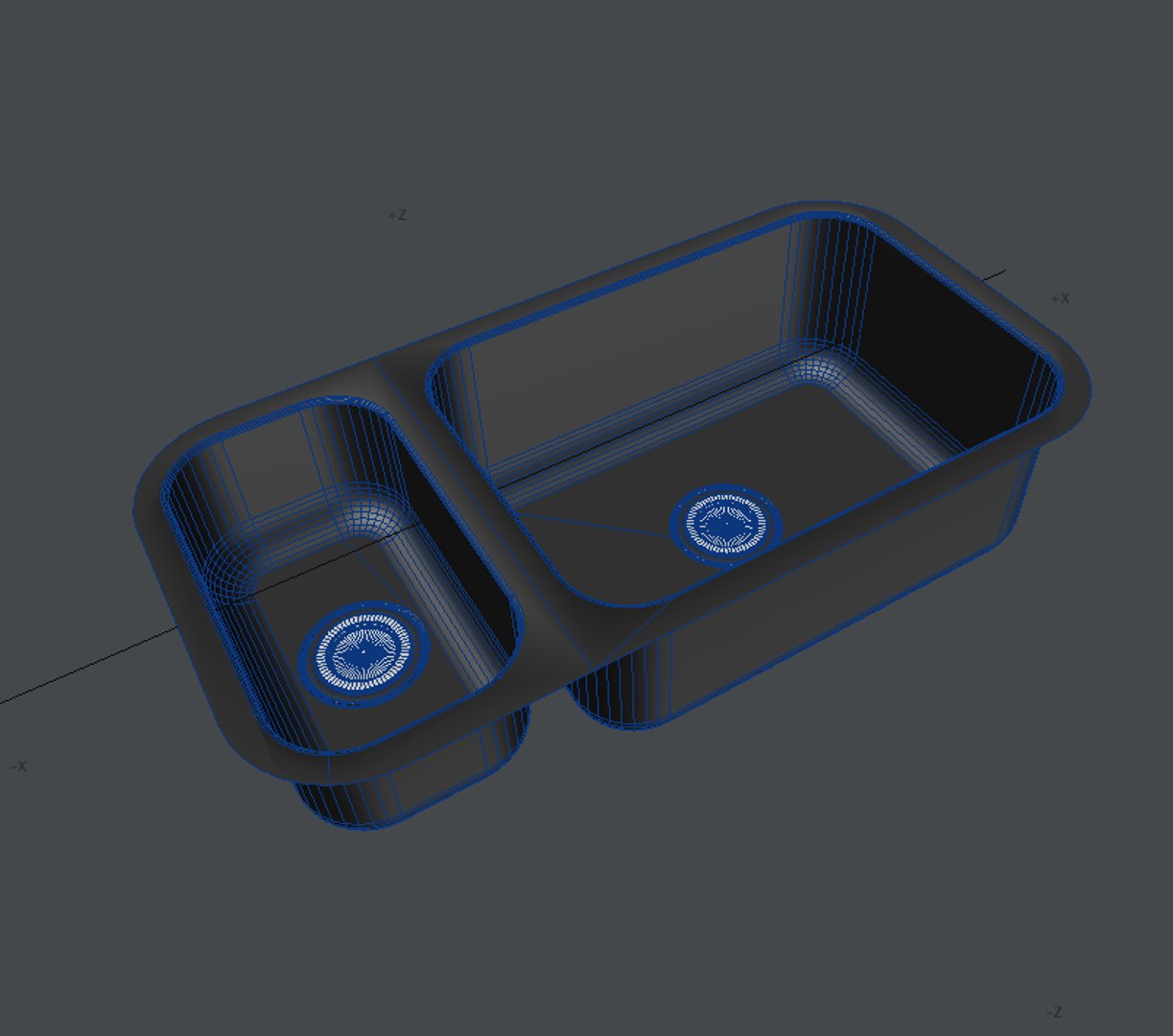 3d Modern Sink Kitchen