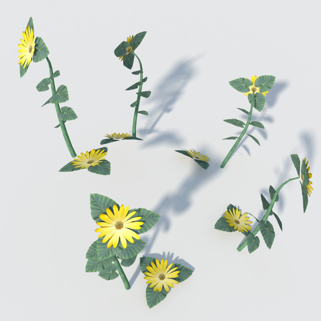 free particle tree a1 3d model