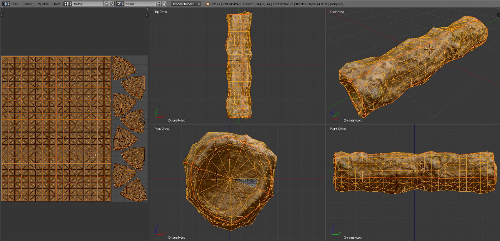 free particle tree a1 3d model