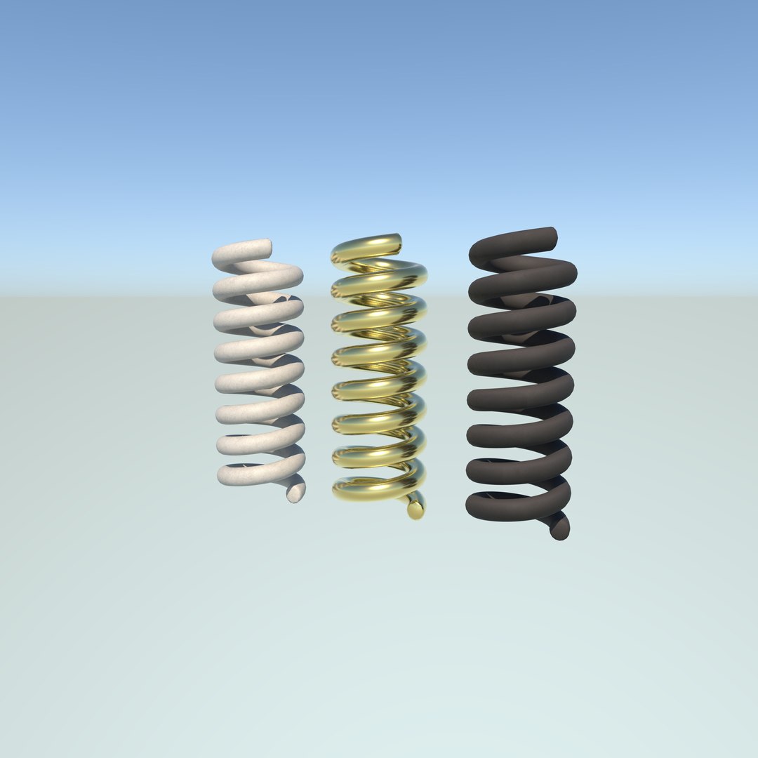 3D Spring 3D Model 3D Model - TurboSquid 2361126