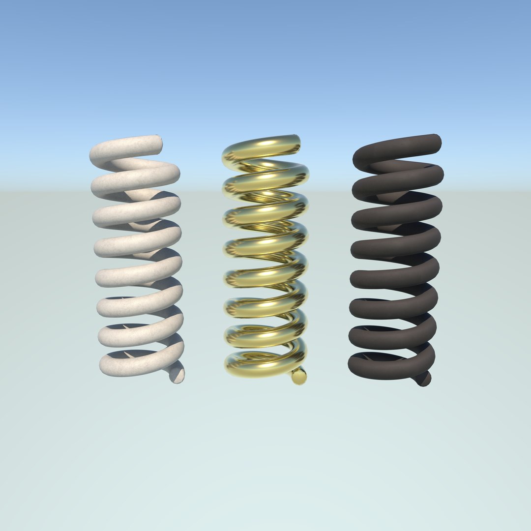 3D Spring 3D Model 3D Model - TurboSquid 2361126