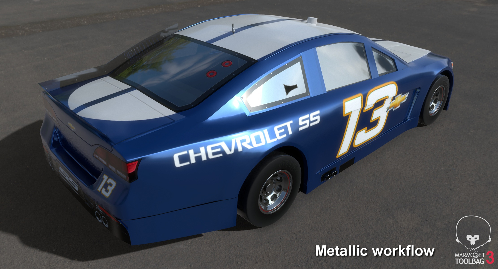 Generic nascar chevrolet 2017 3D model - TurboSquid 1180341