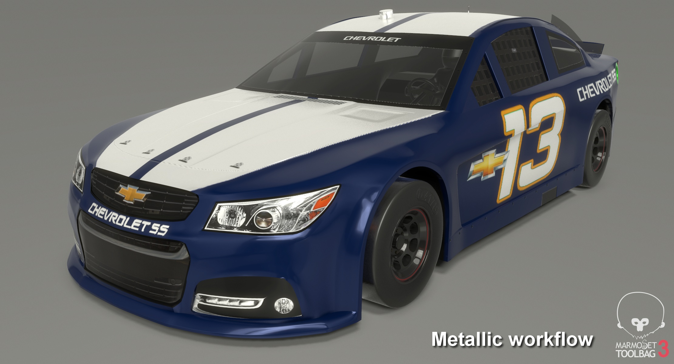 Generic nascar chevrolet 2017 3D model - TurboSquid 1180341