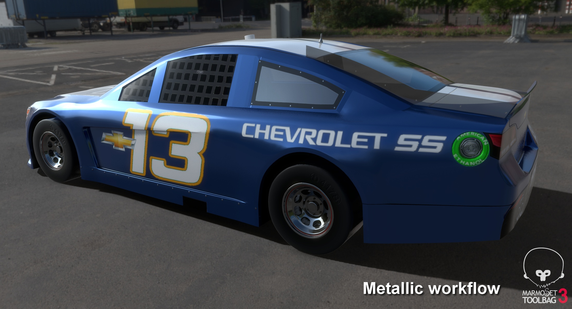 Generic nascar chevrolet 2017 3D model - TurboSquid 1180341
