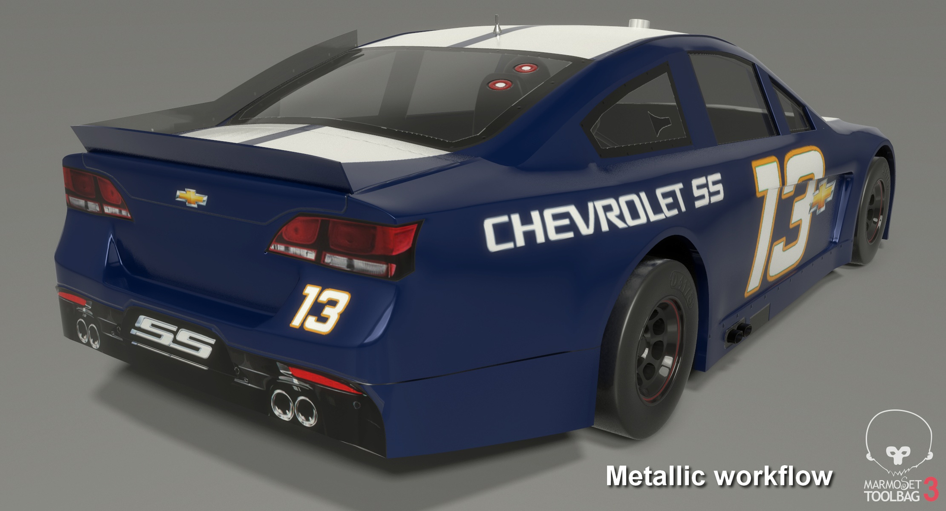 Generic nascar chevrolet 2017 3D model - TurboSquid 1180341
