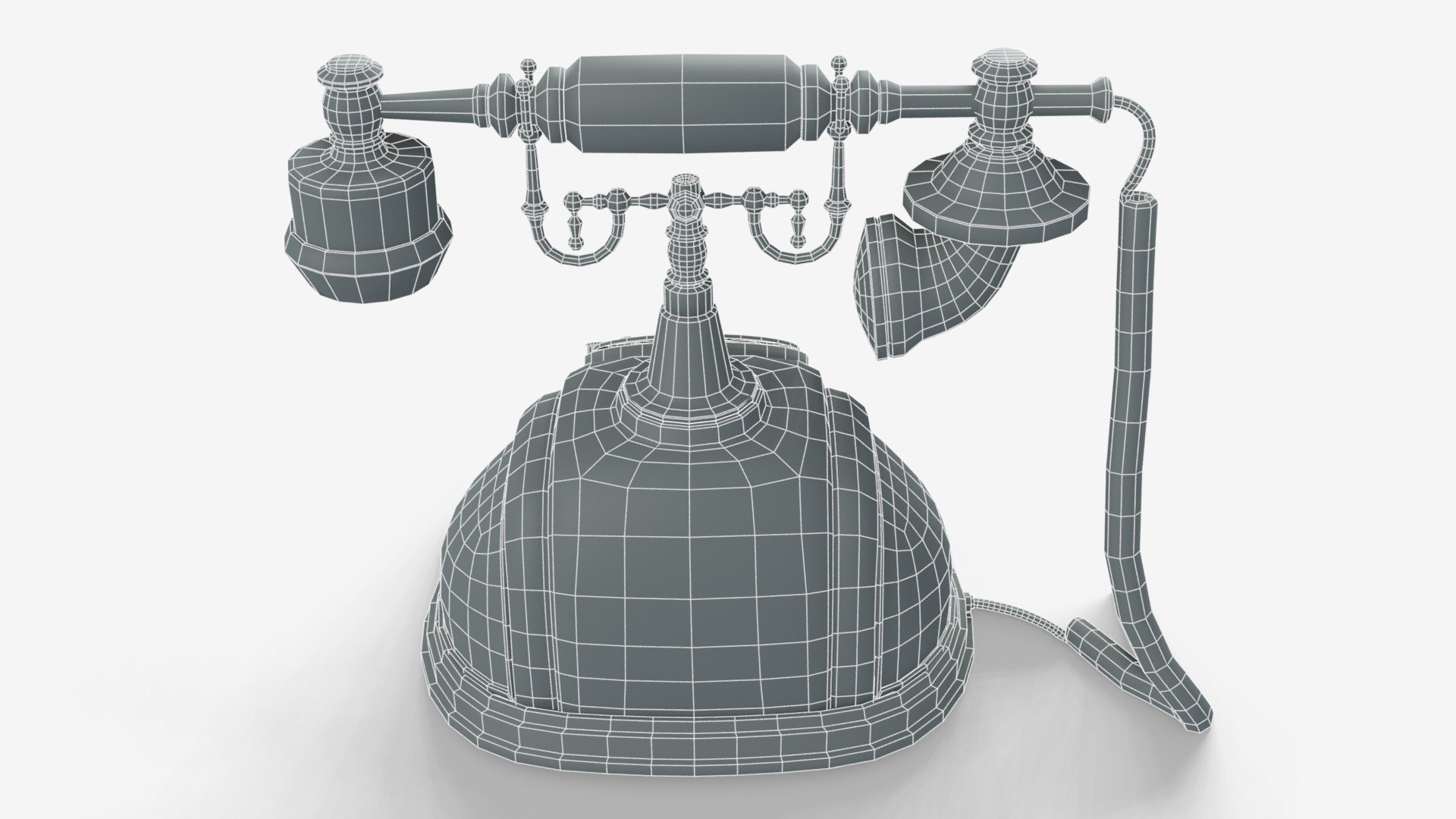 3D Model Retro Phone - TurboSquid 2116848