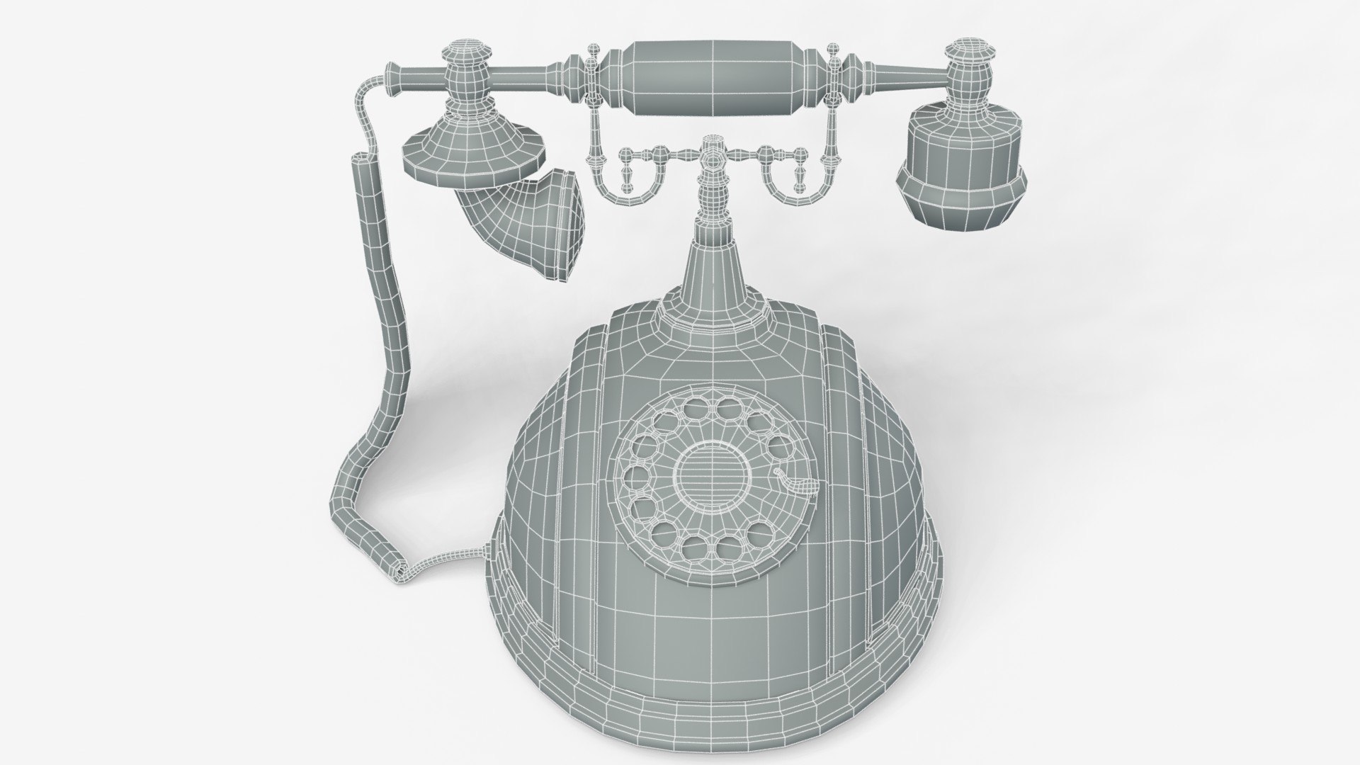 3D Model Retro Phone - TurboSquid 2116848