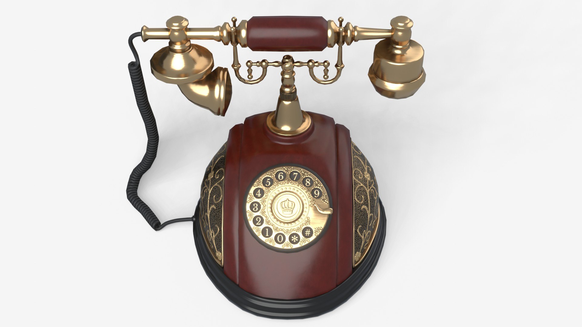 3D Model Retro Phone - TurboSquid 2116848