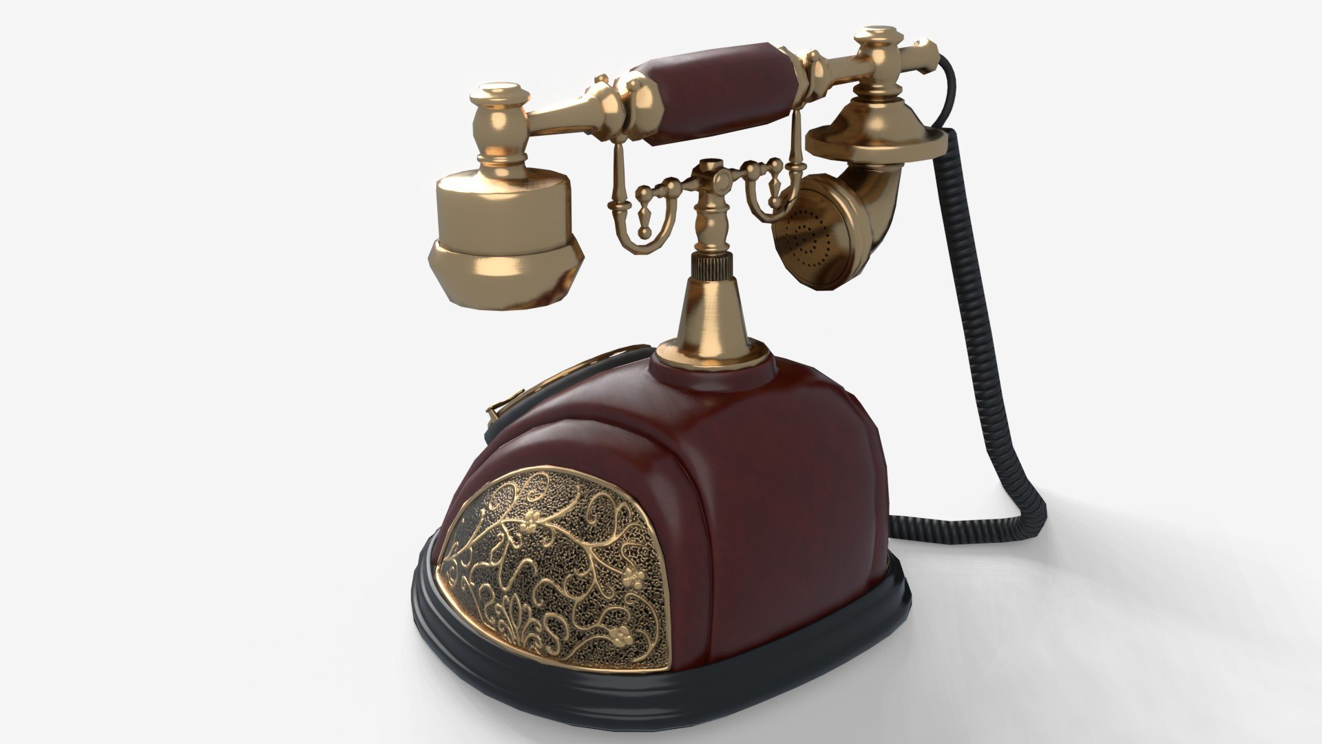 3D Model Retro Phone - TurboSquid 2116848