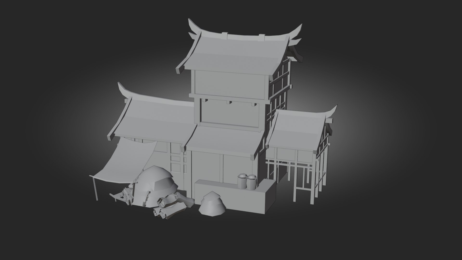 3D Japanese Farm High Quality 3D Model - TurboSquid 2310380