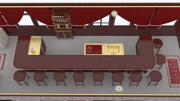 인테리어가 있는 증기 기관차 3D 모델 - TurboSquid 1830300