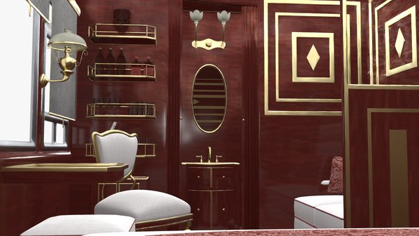 인테리어가 있는 증기 기관차 3D 모델 - TurboSquid 1830300