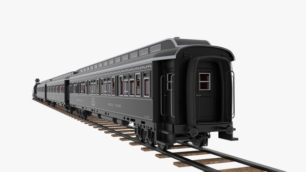 Steam Train With Interior 3D model - TurboSquid 1830300