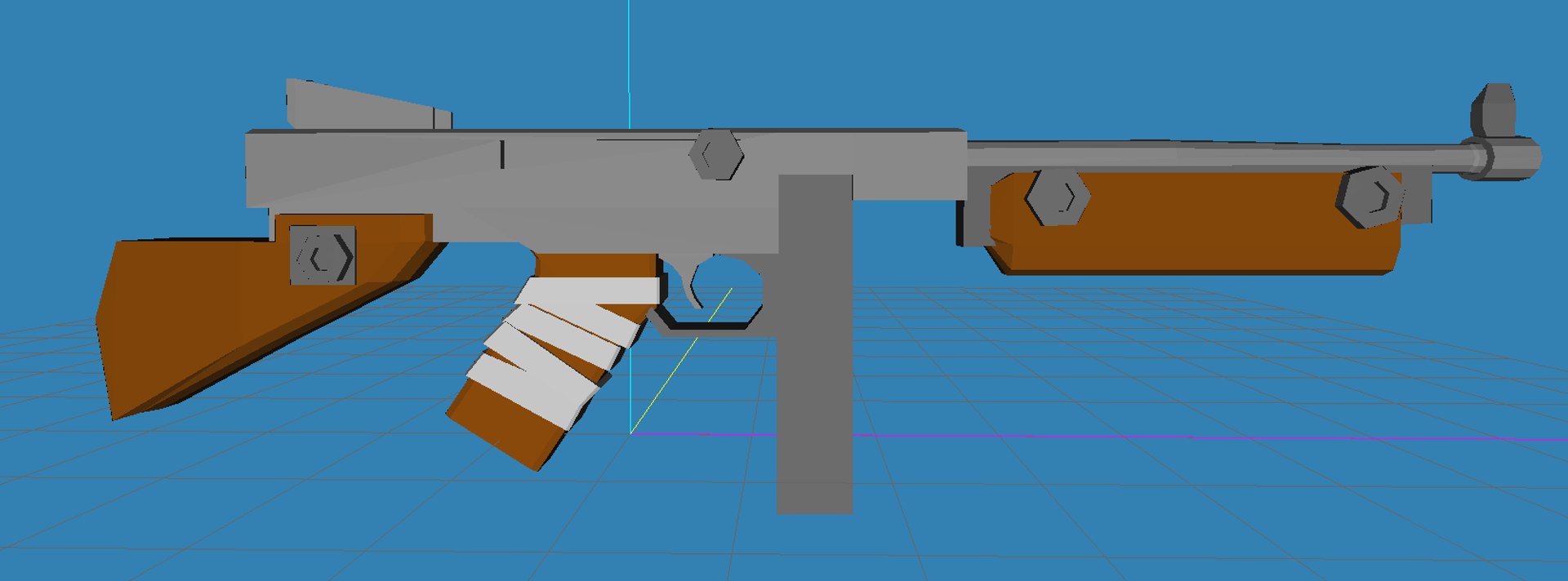 Sub Machine Gun 3D Model - TurboSquid 1335079
