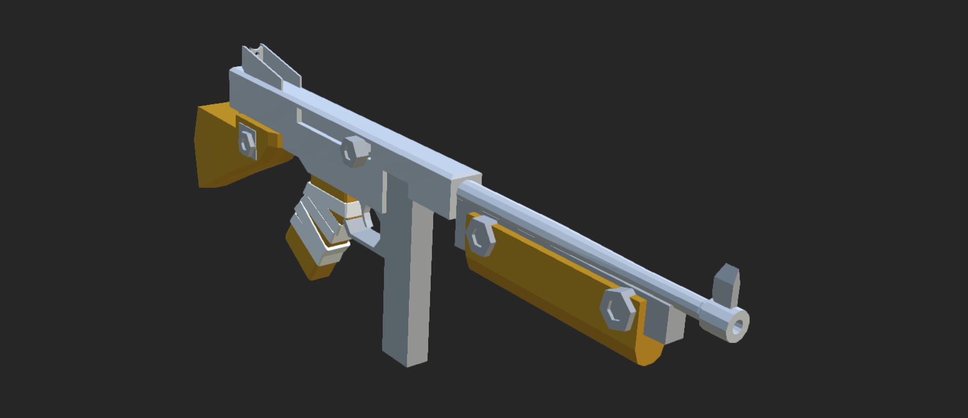 Sub Machine Gun 3D Model - TurboSquid 1335079