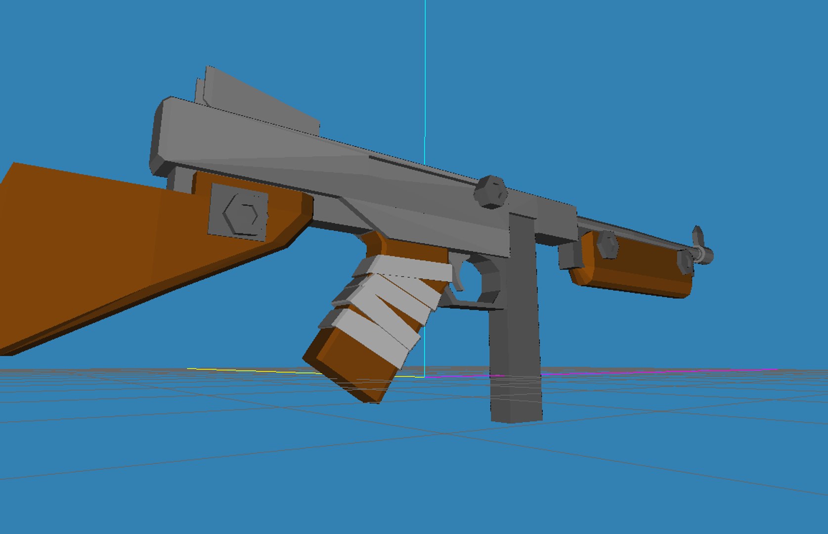 Sub Machine Gun 3D Model - TurboSquid 1335079