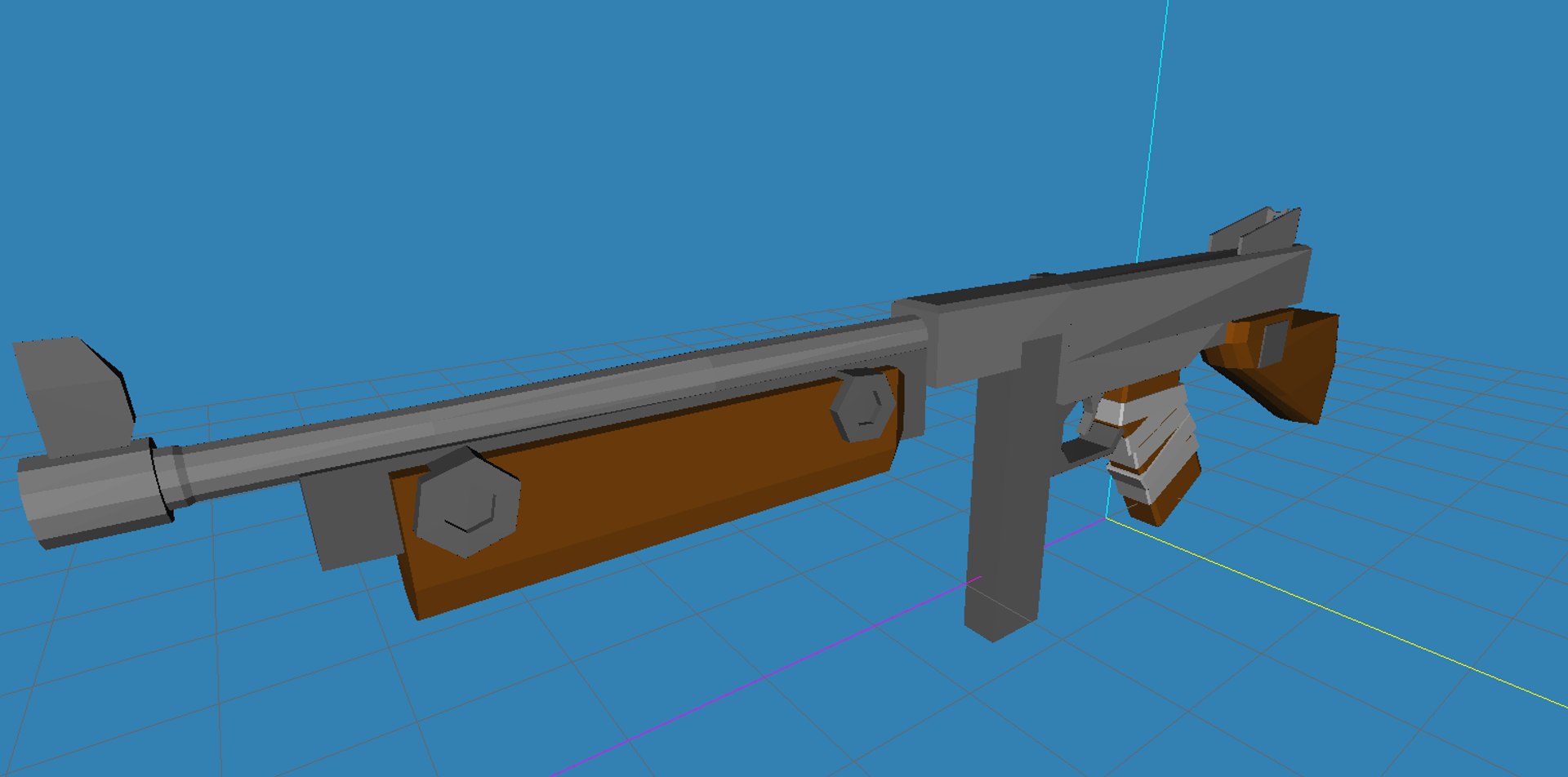 Sub Machine Gun 3D Model - TurboSquid 1335079