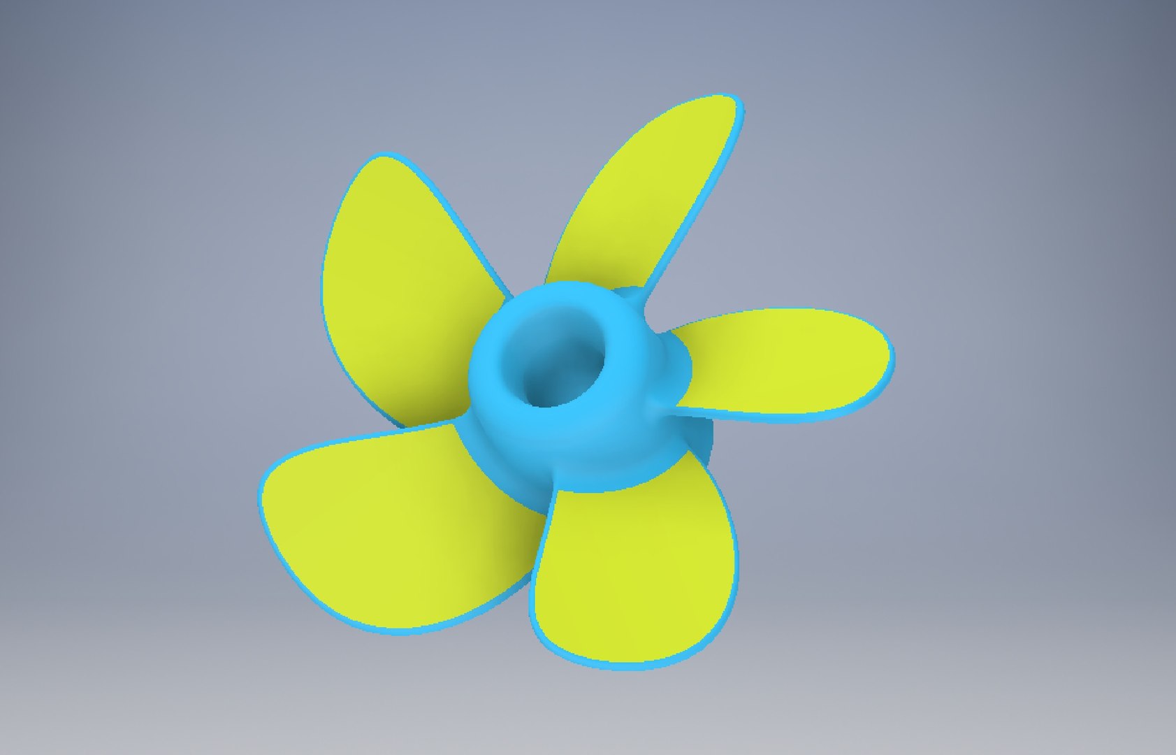 3D 5 Bladed Propeller - TurboSquid 1969938