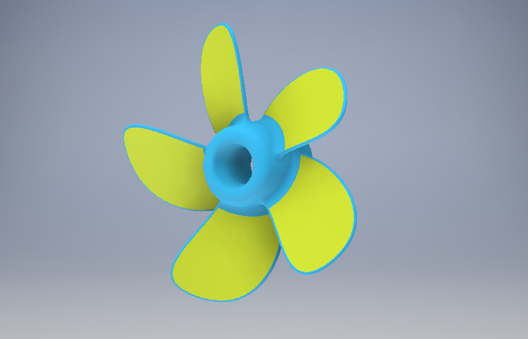 3D 5 Bladed Propeller - TurboSquid 1969938